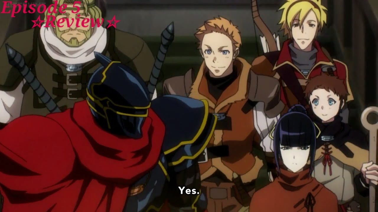 Overlord Episode 5大君主 Anime review~ the adventure begins - YouTube