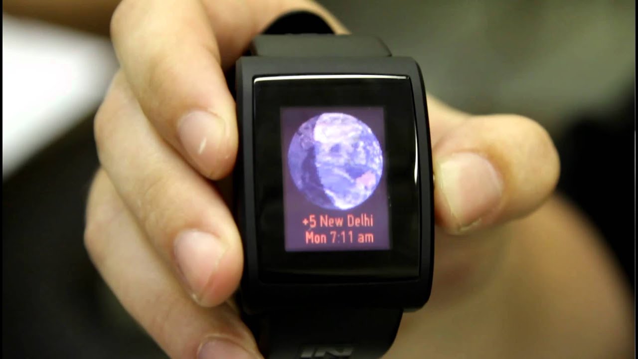 3D World Clock by Andrew Witte - inPulse smartwatch - YouTube
