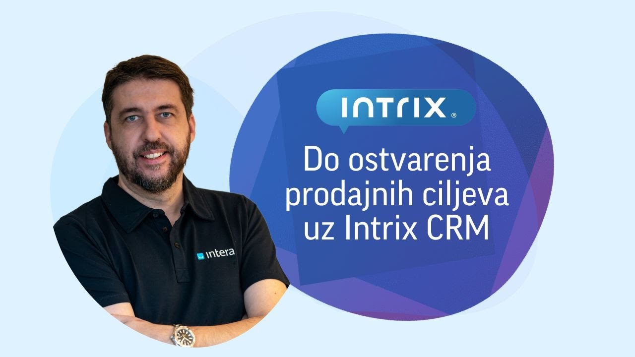 Do ostvarenja prodajnih ciljeva uz Intrix CRM| Intrix - YouTube