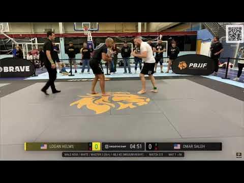 2023 PBJJF Charlotte Open - White Belt, 88kg, No-Gi, Match 2 - YouTube