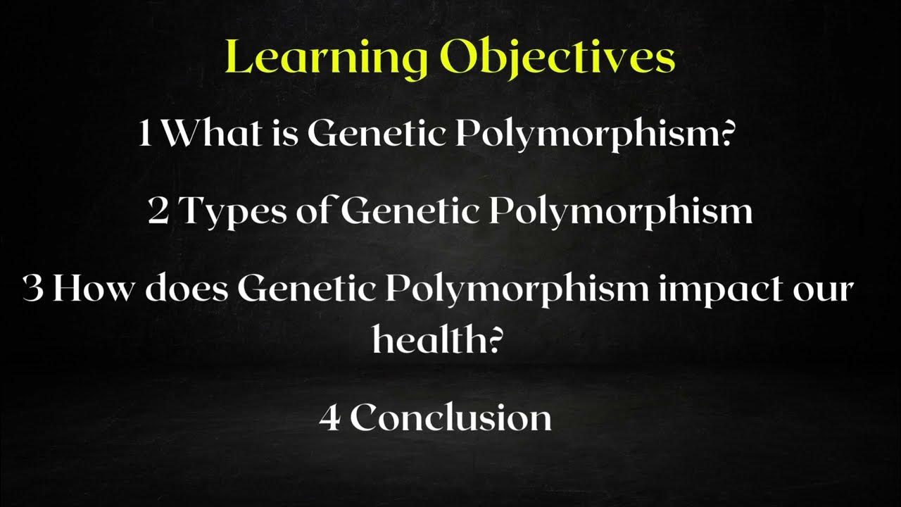 Genetic Polymorphism and its types. - YouTube