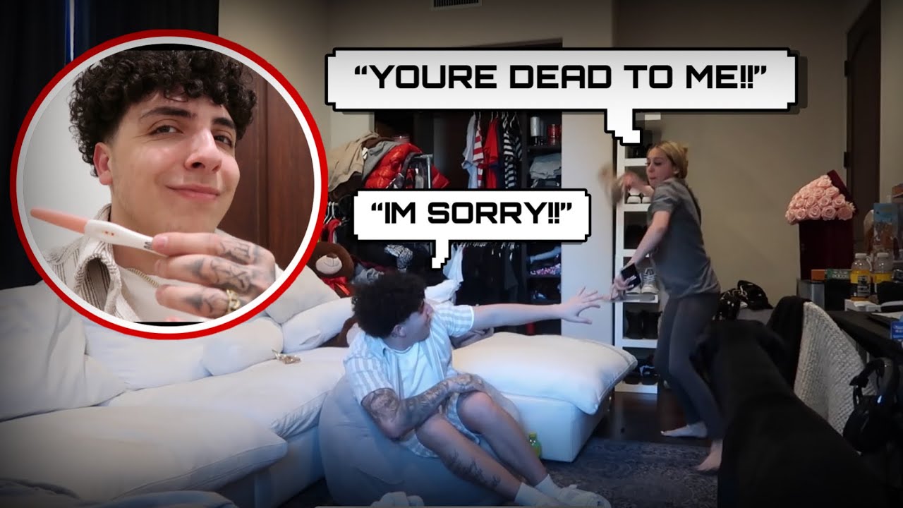 Telling My Girlfriend I Got Another Girl Pregnant Prank Big Mistake