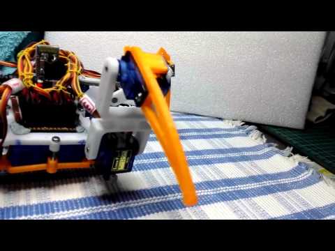 Regis [雷基士]-許英豪: 蜘蛛Robot - Quadruped Robot 《all new design> - Software portion - vPython