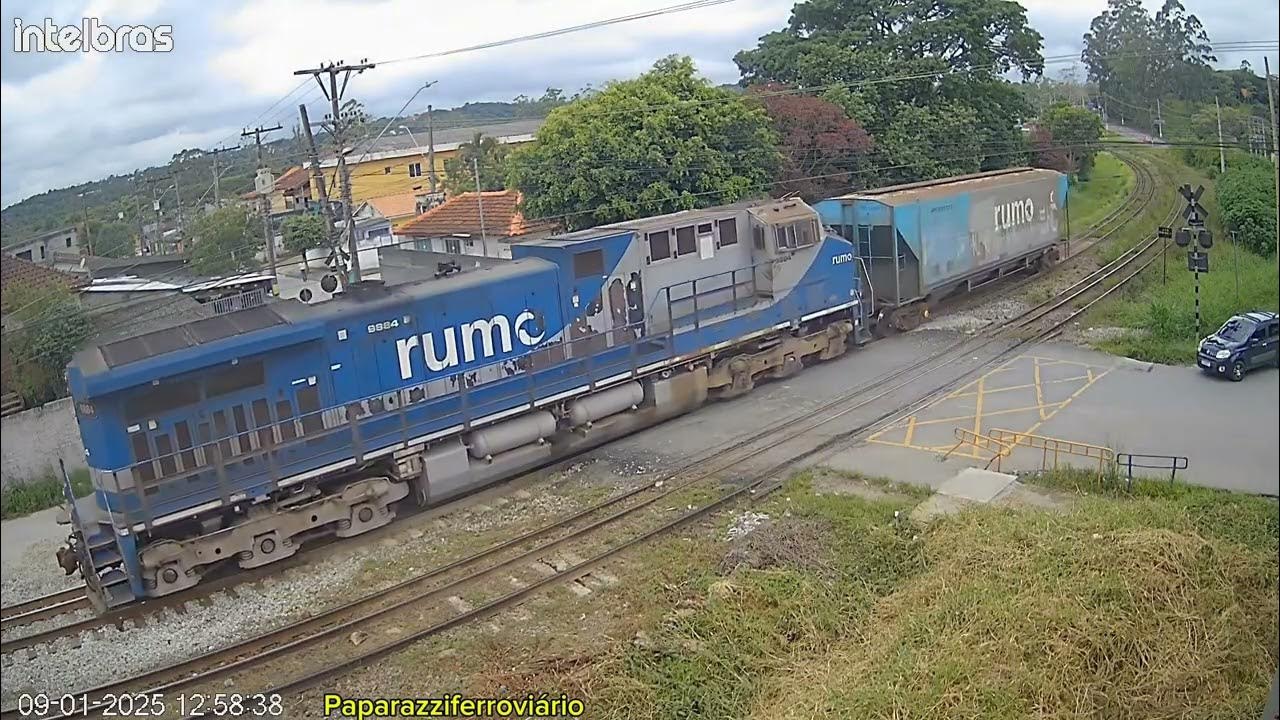 Locomotiva Ac44i rumo manobrando vagões - YouTube