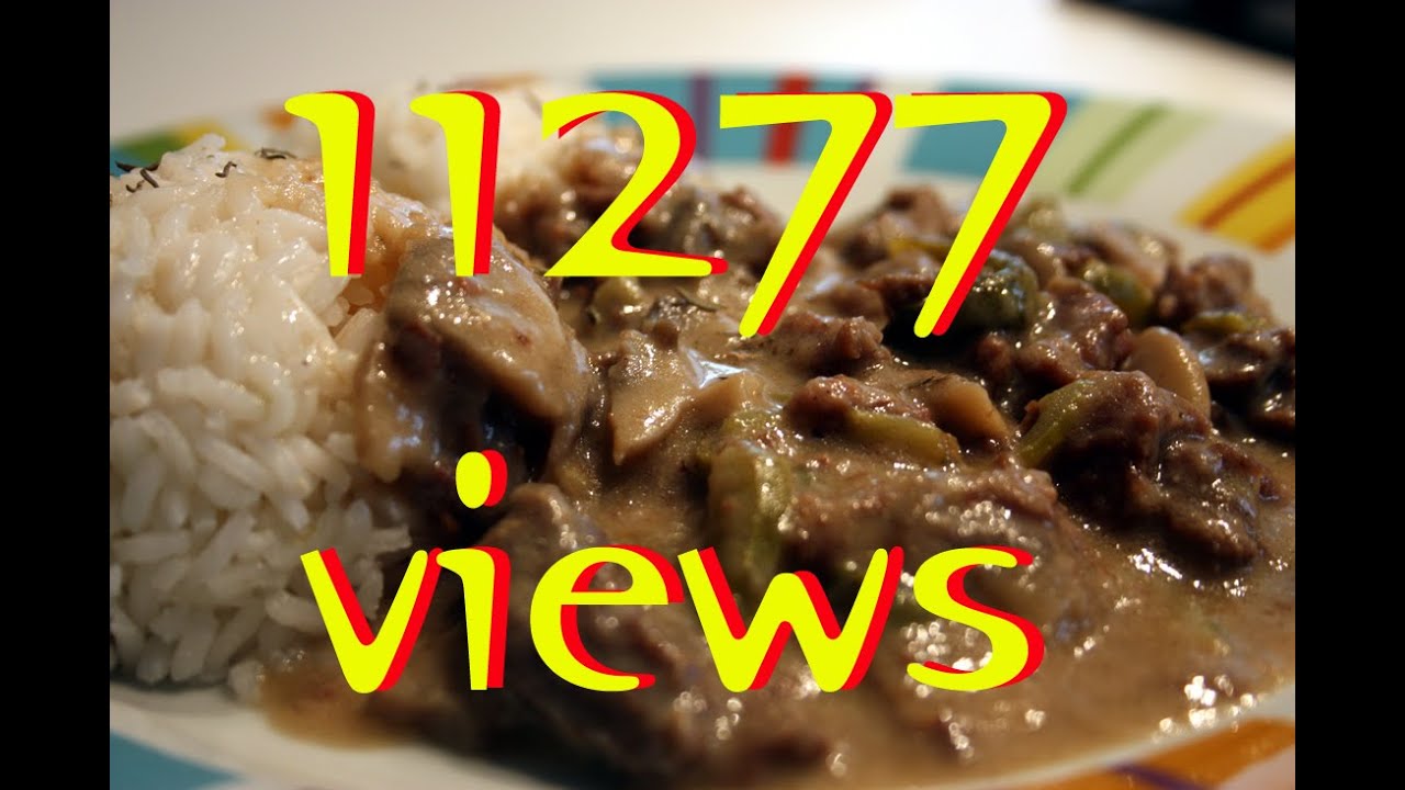 Juneći sote Stroganof - Beef saute Stroganoff - YouTube