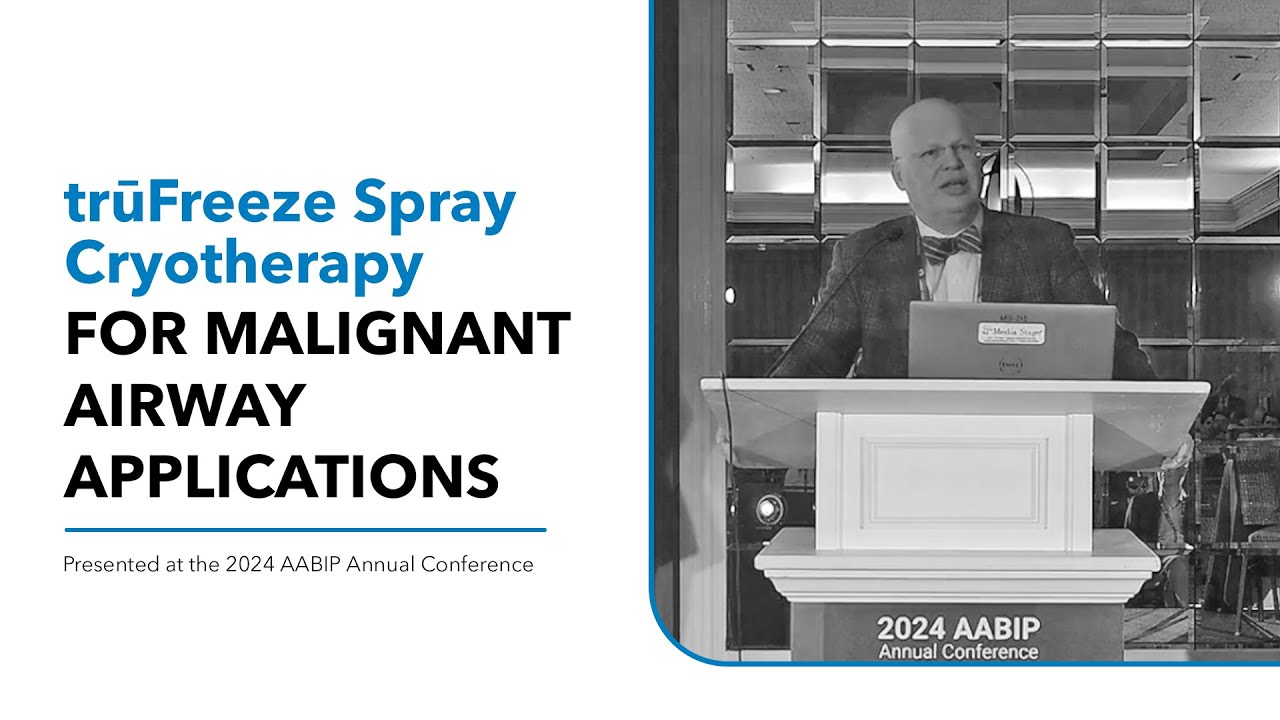 trūFreeze Spray Cryotherapy for Malignant Airway Applications - YouTube