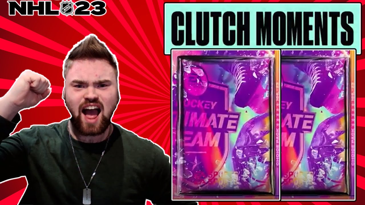 ULTIMATE CHOICE PACKS!!! | NHL 23 HUT CLUTCH MOMENTS EVENT PACK OPENING ...