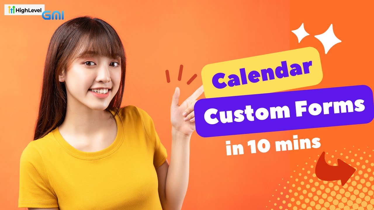 How to set up a Custom form for your Calendar in GHL - YouTube