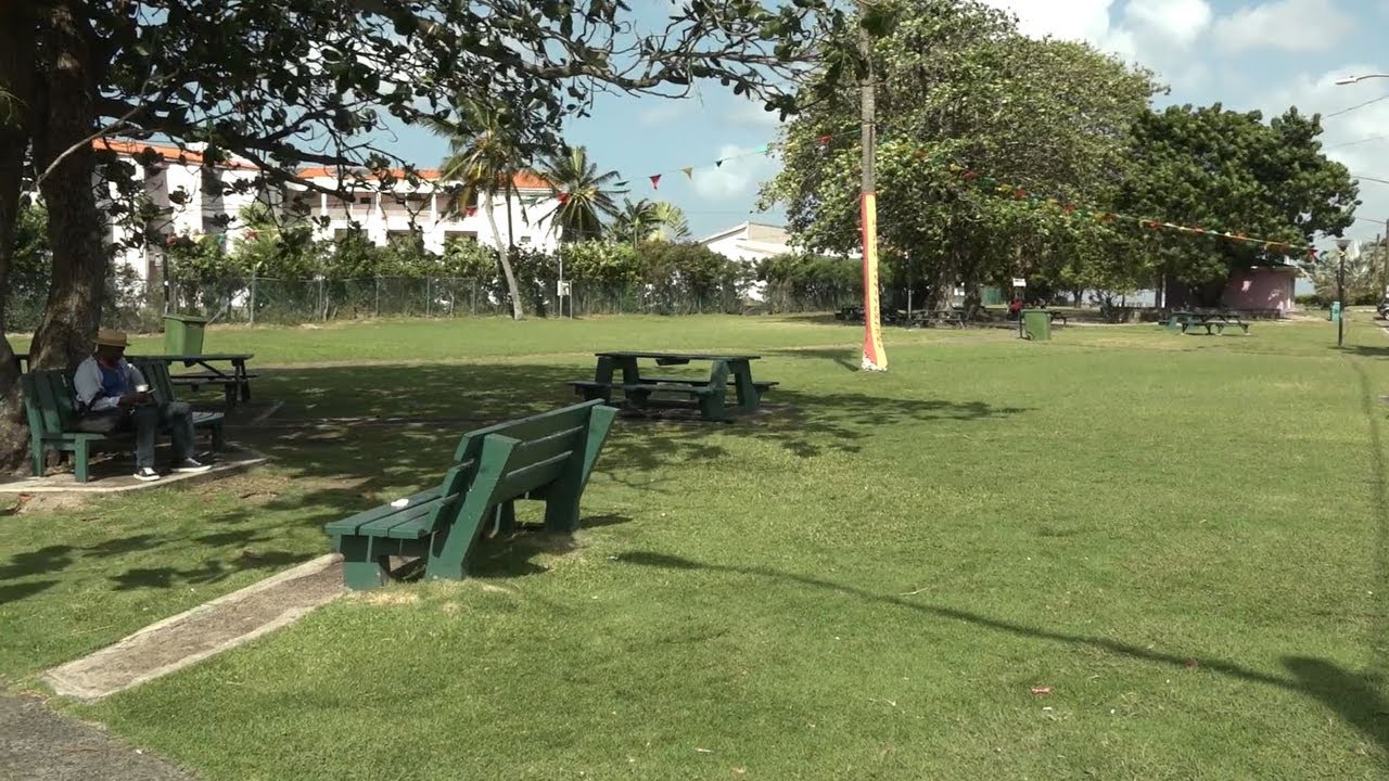 Grenada's Camerhogne Park receives facelift - February 4th, 2021 - YouTube