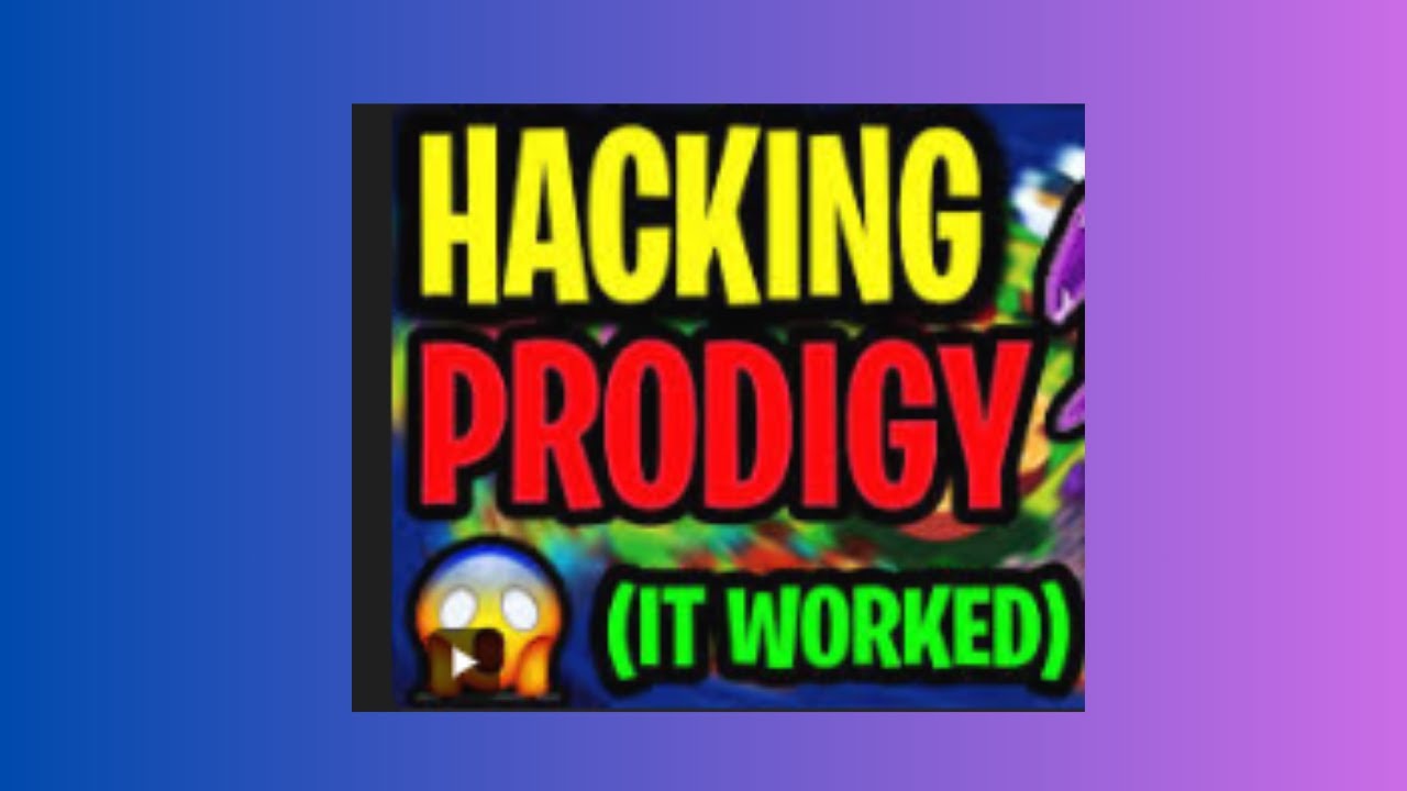 how to hack Prodigy - YouTube