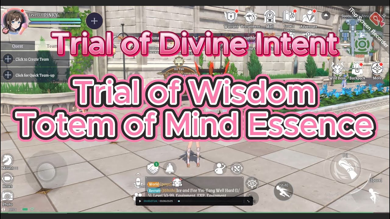 Soul Land: New World - Trial of Divine Intent - Trial of Wisdom: Totem ...