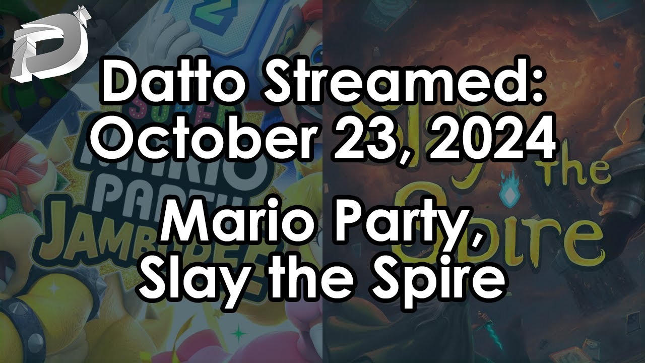 Datto Stream: Super Mario Party Jamboree, Slay the Spire - October 23 ...