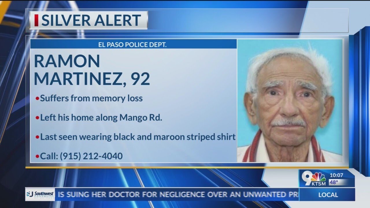 Police Looking For Missing 92 Year Old Man Youtube