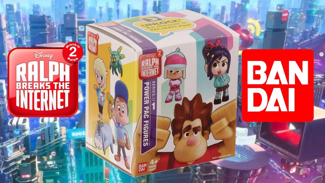 Ralph Breaks the Internet Bandai Namco Power Pack Blind Box Figures ...