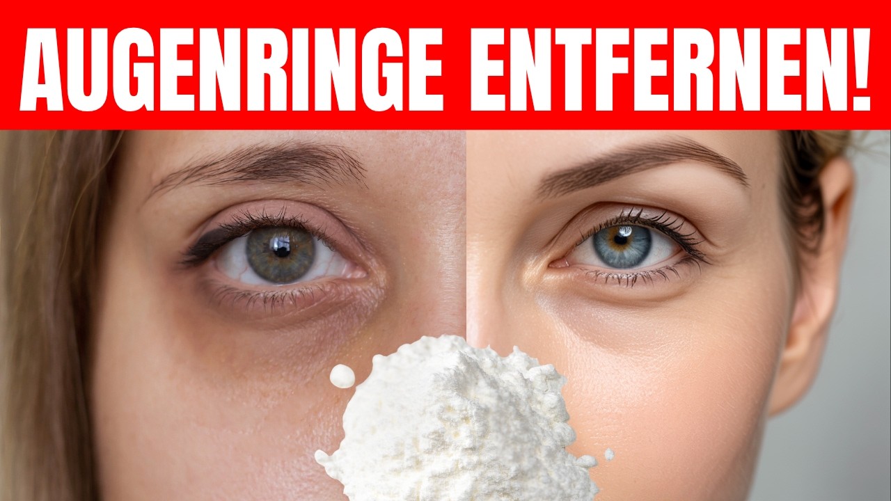 Augenringe loswerden mit Backpulver (Natron)! - YouTube