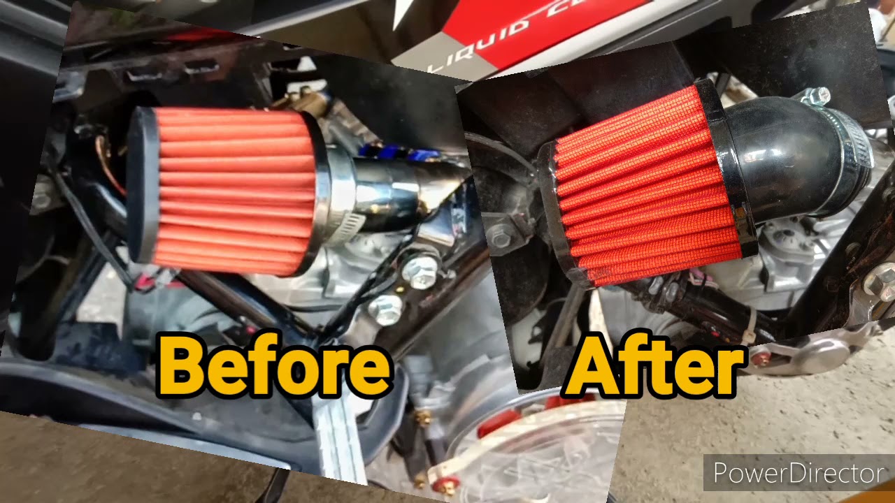 Aerox 155 Ram Air Intake and RAD Performance Filter Revisited - YouTube