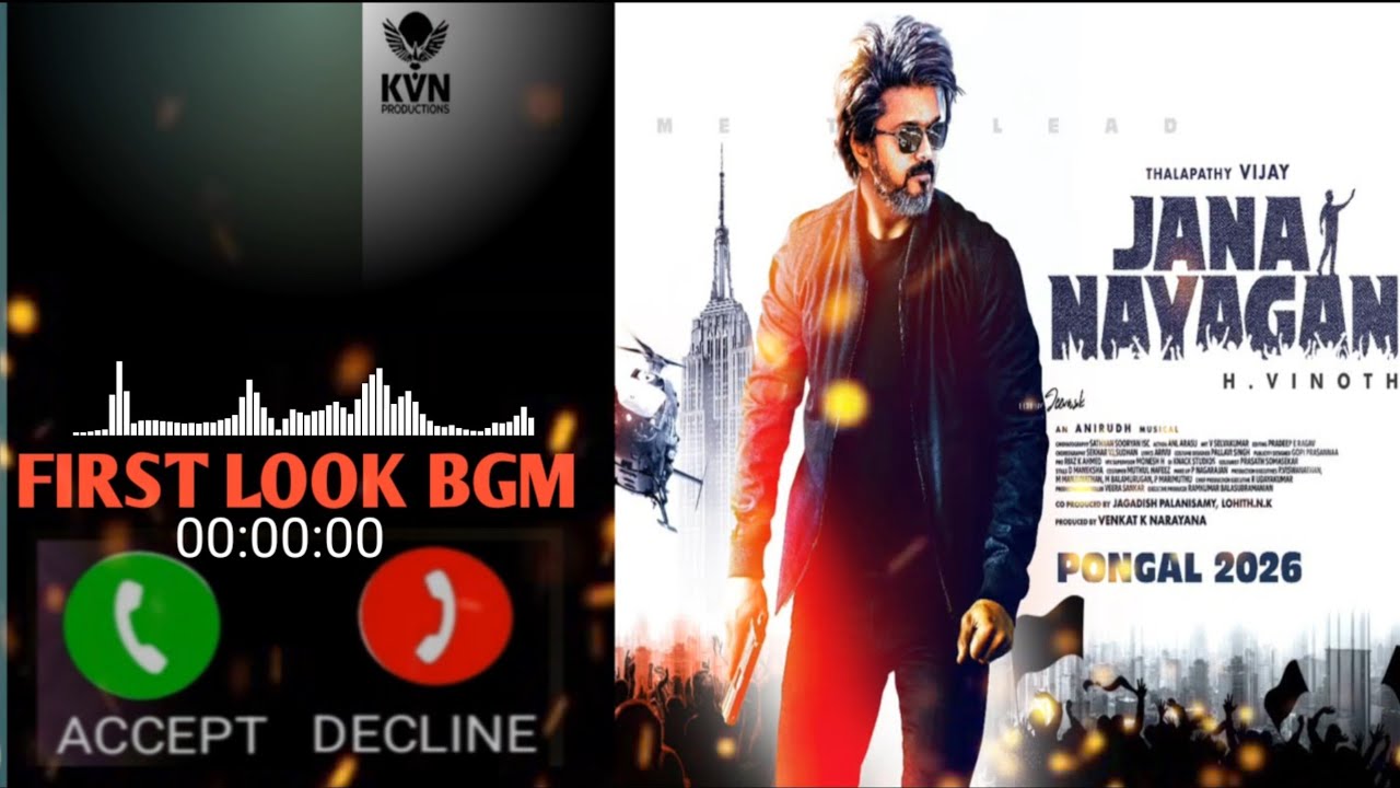 JANANAYAKAN | FIRST LOOK BGM | #JANANAYAKAN | #FIRSTLOOKBGM ...