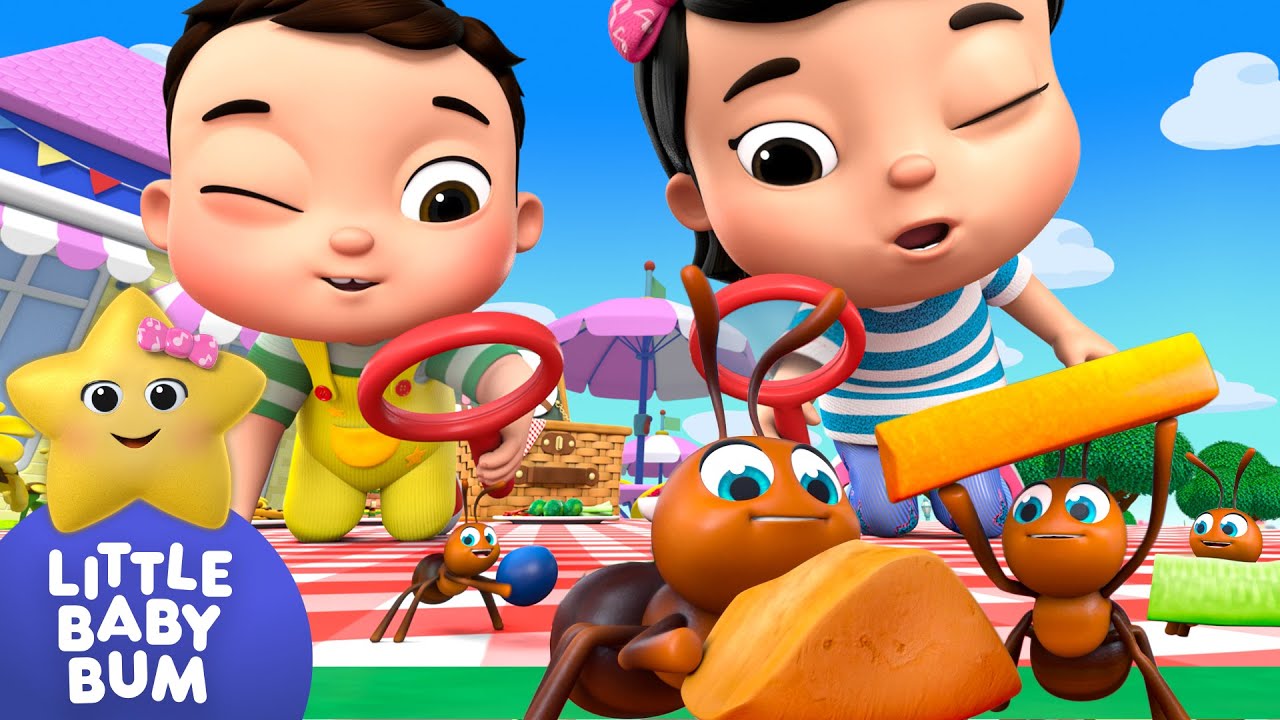 Ants Go Marching Counting ⭐Max & Mia Learning Time! LittleBabyBum ...