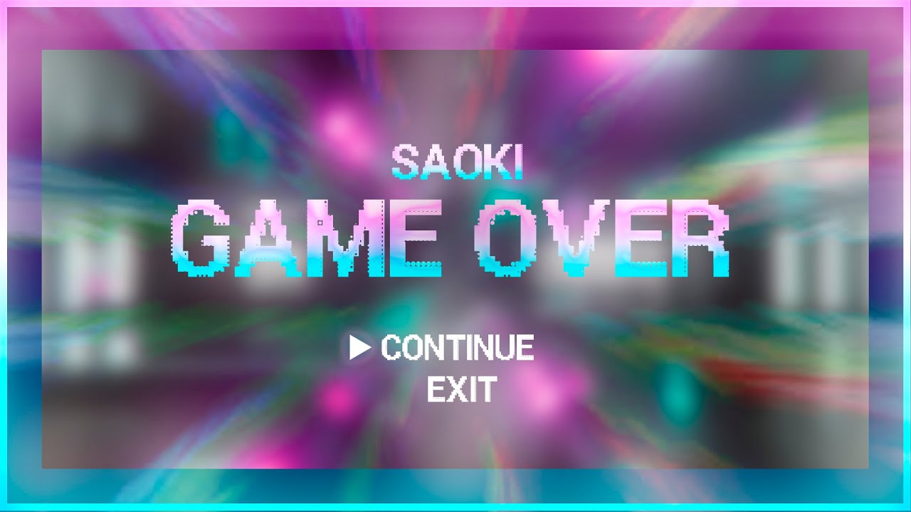 SAOKI - GAME OVER (OFFICIAL VISUALIZER) - YouTube