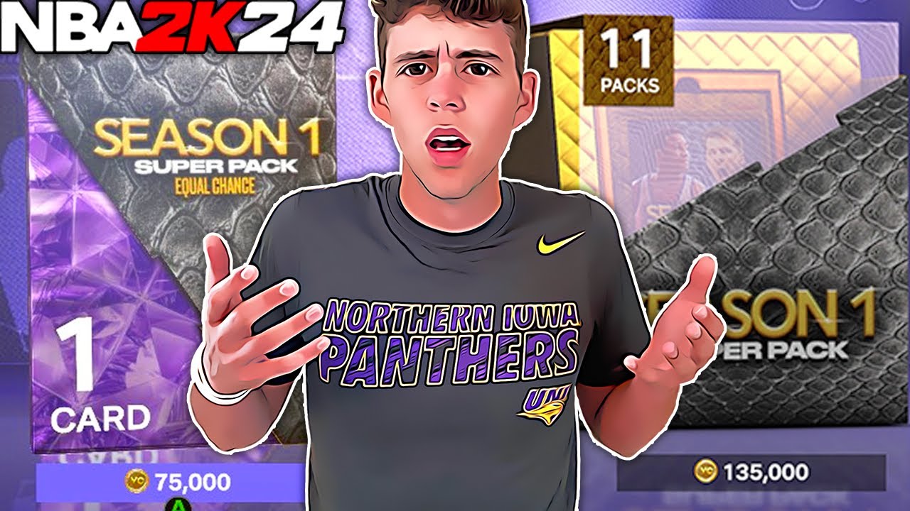 NEW SEASON 1 SUPER PACKS & EQUAL CHANCE PACKS IN NBA 2K24 MyTEAM… BUT ...