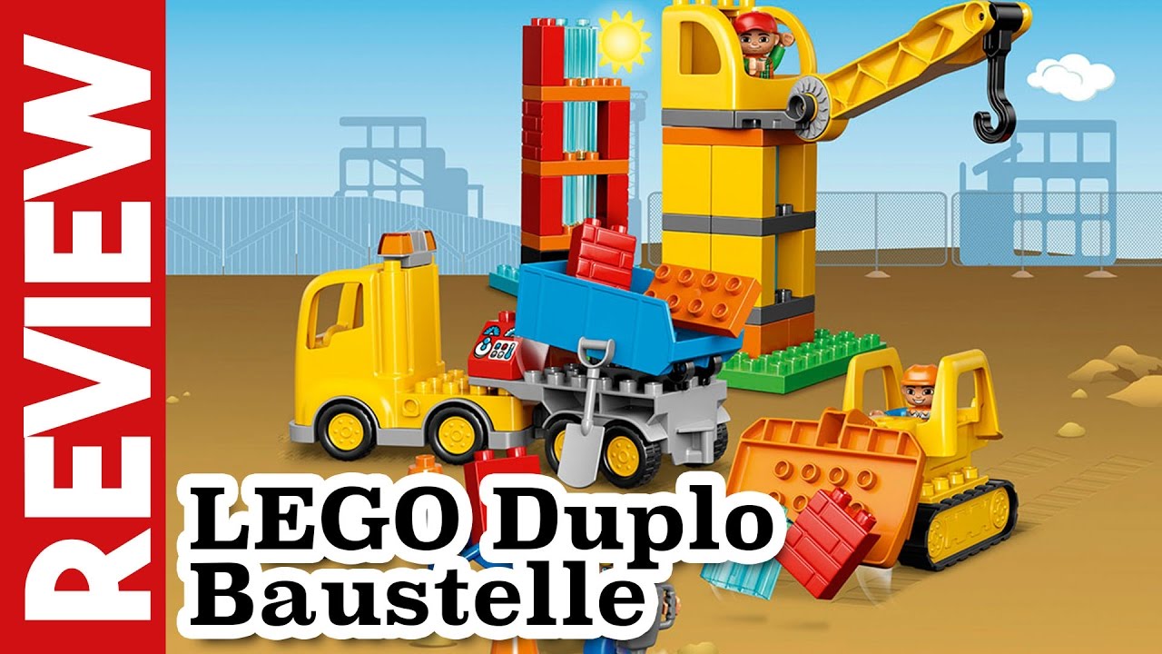 LEGO Duplo große Baustelle #10813 - mit Ingo von Spielzeugwelten - YouTube