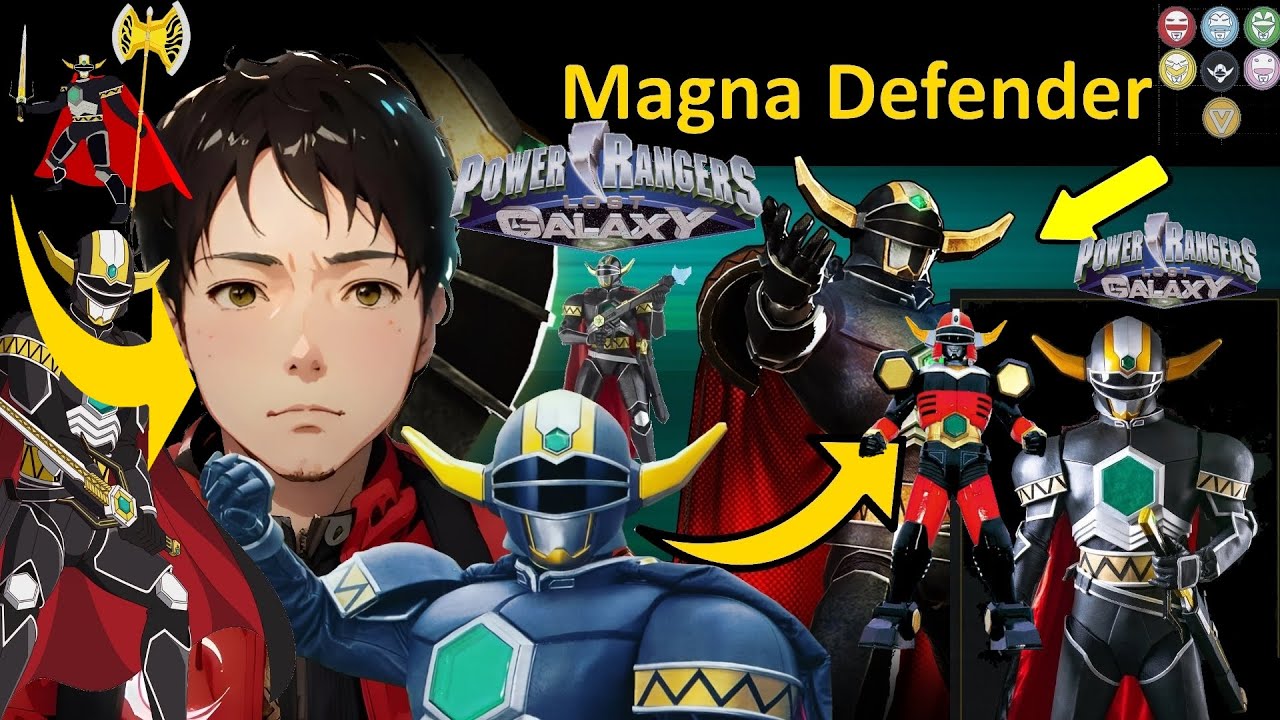 Power Rangers La Galaxia Perdida MIKE y El Magna Defender Con el Magna ...