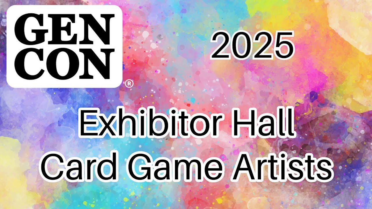 Card Game Artists at the 2025 Gen Con Exhibitors Hall - YouTube