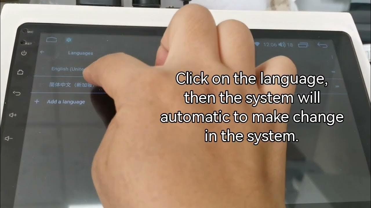 Inavi - How to change language ? - YouTube