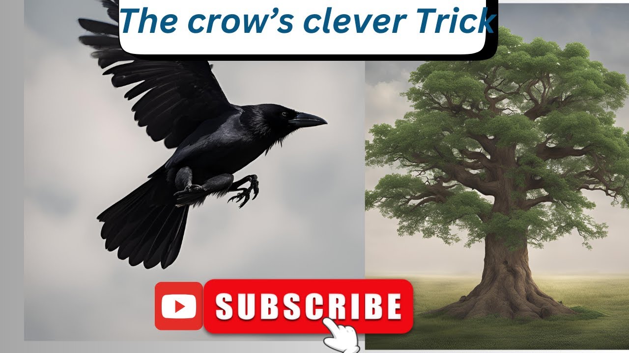 Clever Crow||Thirsty crow||Crow's quest for water| - YouTube
