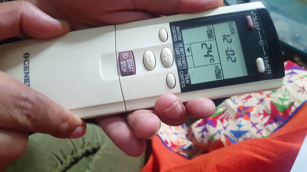 OGeneral Fujitsu AC Remote change mode to make compatible with all ...