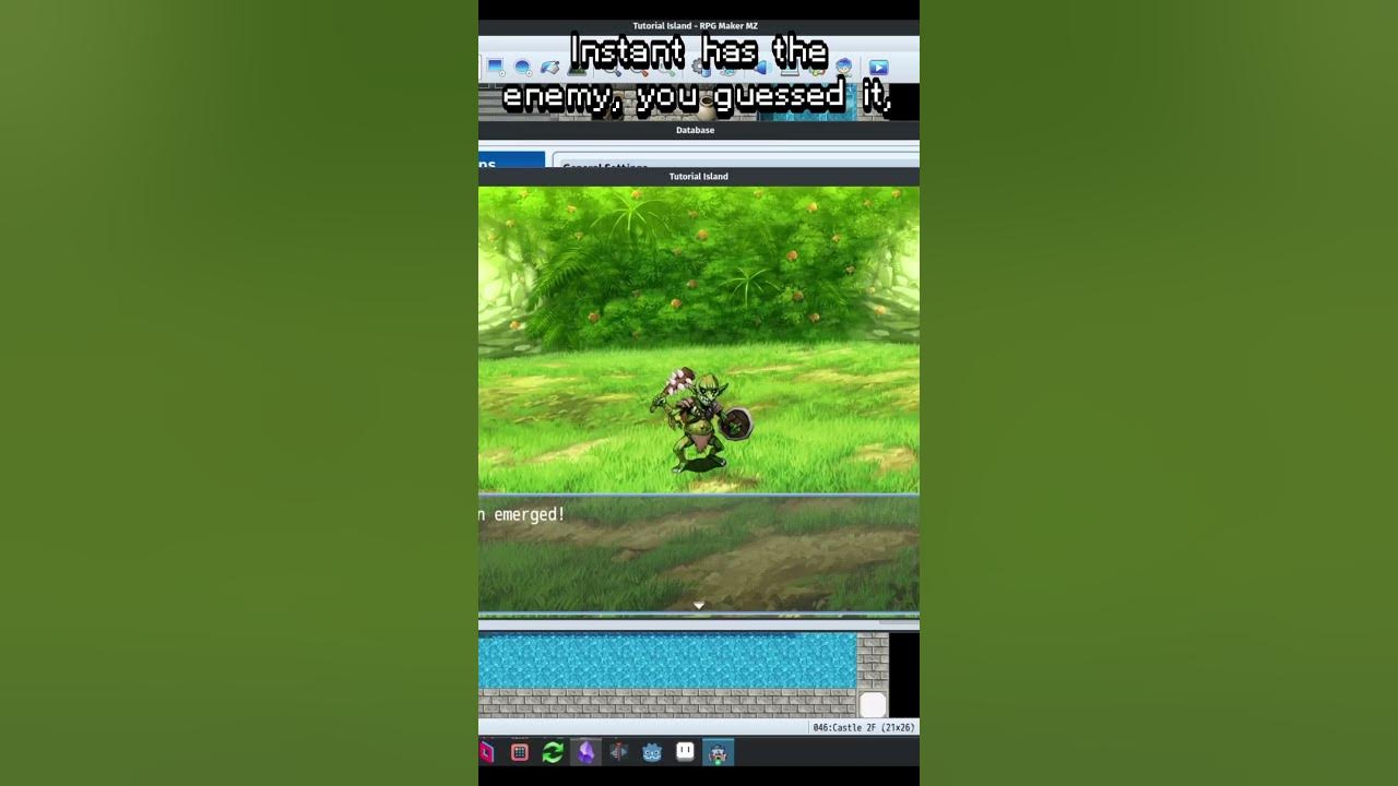 Make defeating enemies more DRAMATIC and INTERESTING ☠️ #rpgmaker #videogames #gamedev #games ...