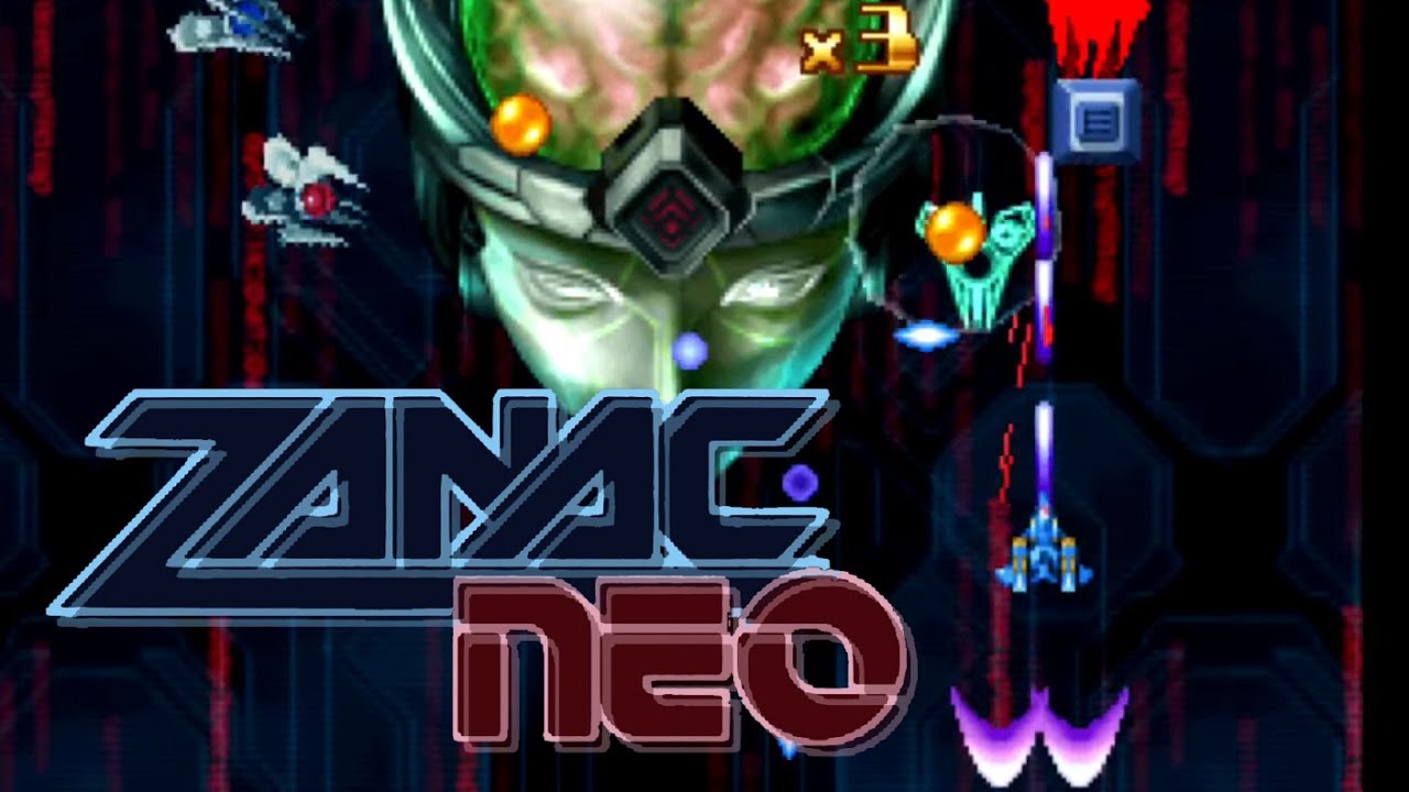 レトロゲーム部 #250 ザナックネオ とりあえず1周を目指す！ZANAC NEO PLAYSTATION コンパイル - YouTube