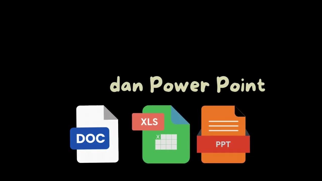 Perbedaan Microsoft Word, Excel, dan Power Point - YouTube