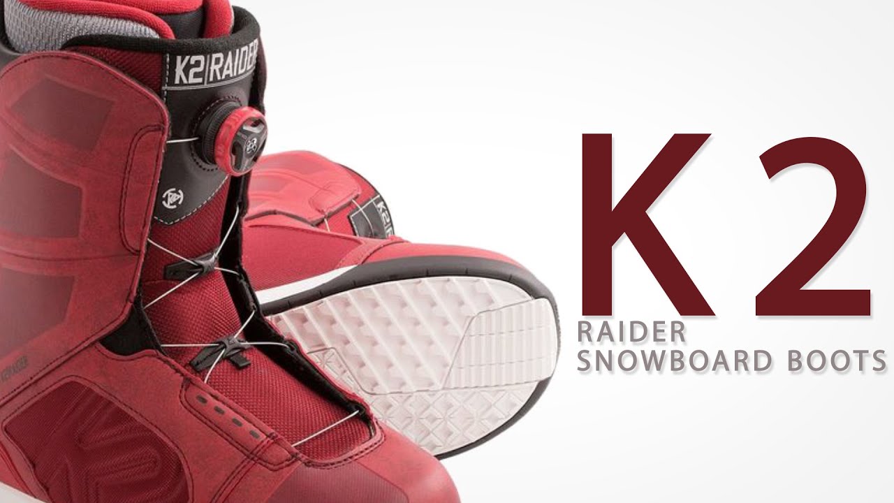 K2 Raider Snowboard Boots (For Men) - YouTube