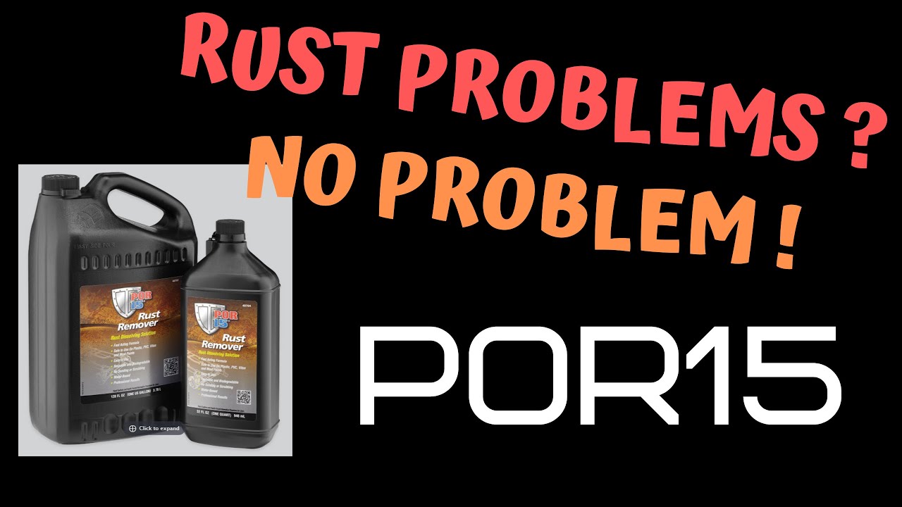 NEW POR15 RUST REMOVER! Watch how it removes rust Quick and Easy! - YouTube