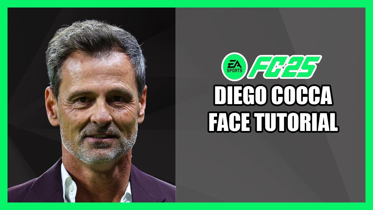 EA FC 25 || COMO HACER A DIEGO COCCA EN FC 25 - FACE TUTORIAL - YouTube