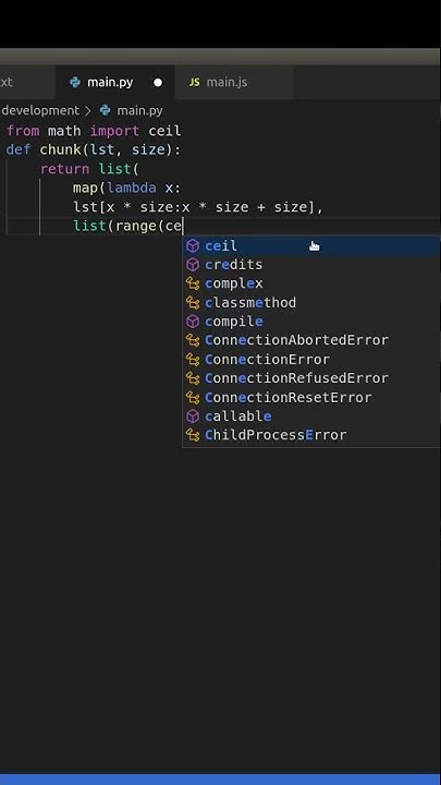 Chunks a list into smaller lists of a specified size in Python #Shorts - YouTube