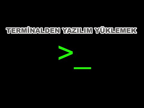 Linux Terminalden Yazılım Yükleme