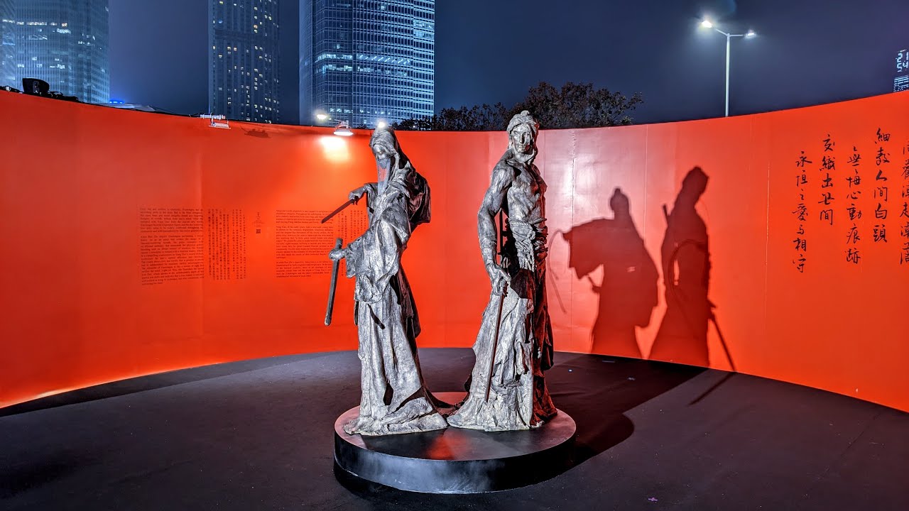 金庸小説人物雕塑展 1 - The Exhibition of Character Sculptures from Jin Yong's ...