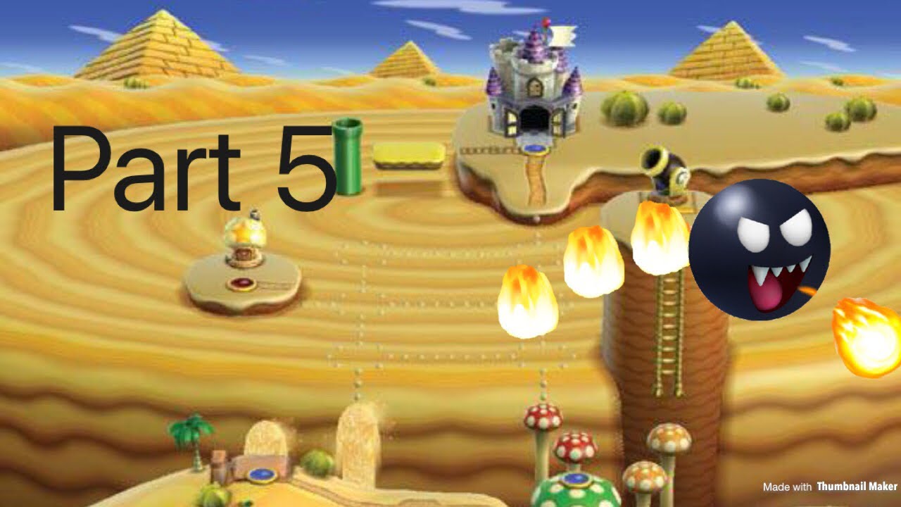 New Super Mario Bros Wii Part 5: Fire Chomp’s Revenge - YouTube
