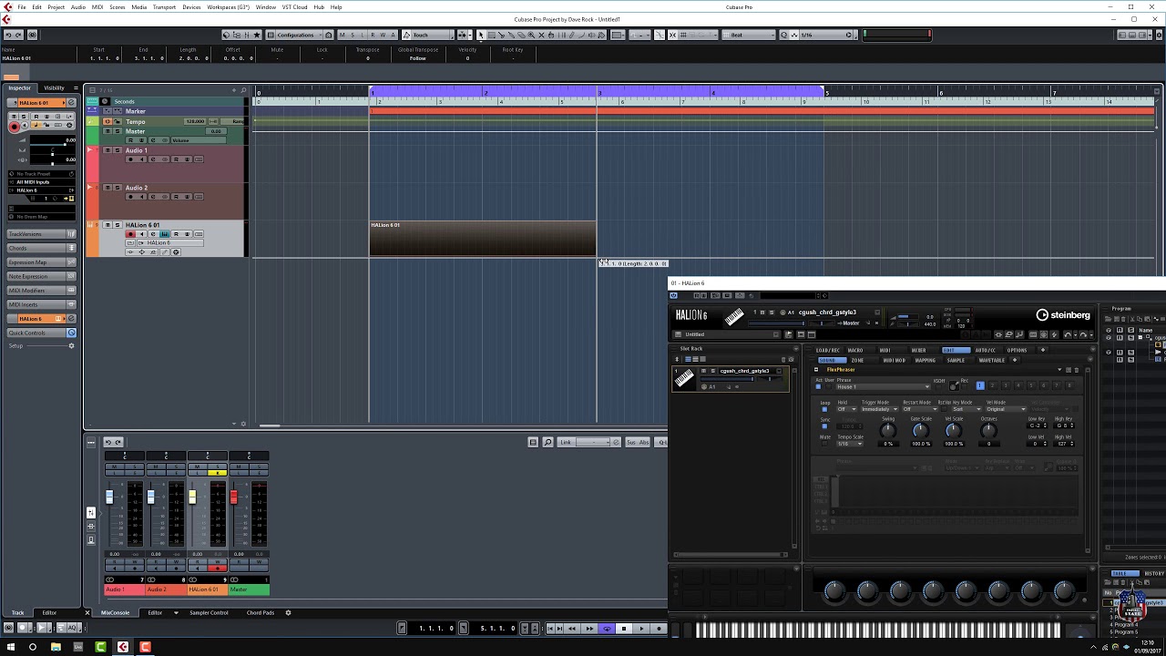 Steinberg Halion 6 using a sample and Flex Phraser - YouTube
