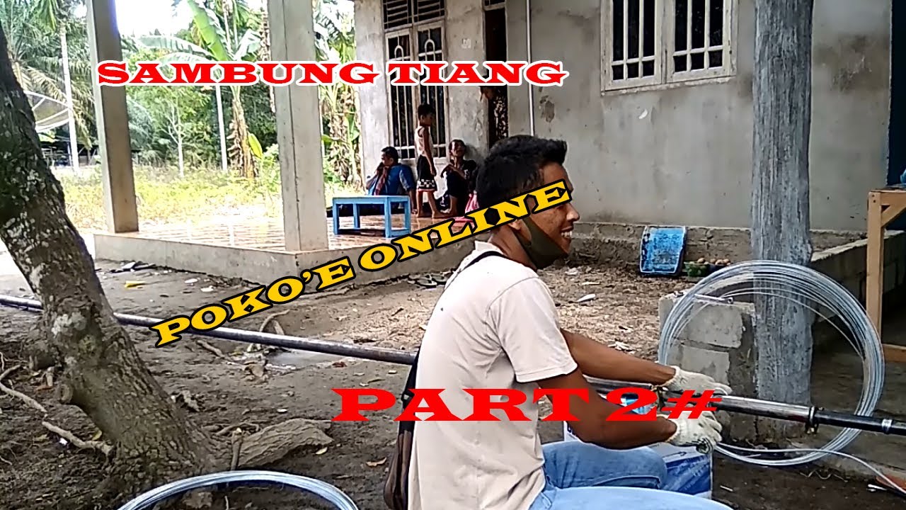 Pemasangan Antena Tiang Pipa Wifi - YouTube