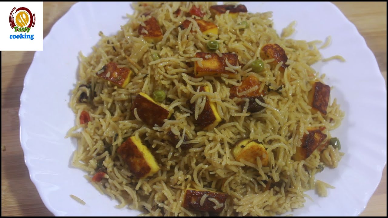 paneer pulao/one pot paneer rice/paneer rice/paneer recipes/paneer veg ...