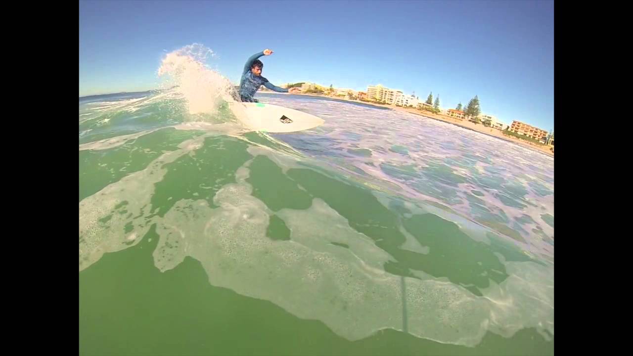 Surfing Gold Coast Nobbys Beach - YouTube