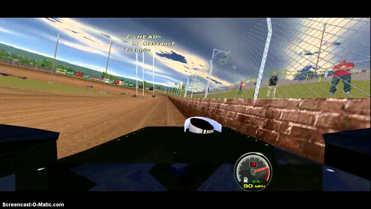 Dirt track on Rfactor part 2 - YouTube