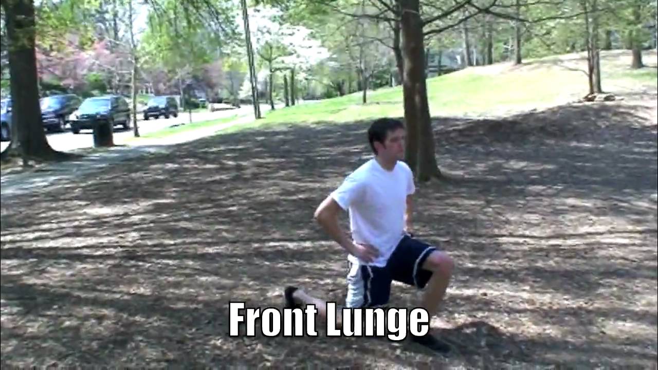 Front Lunge - YouTube