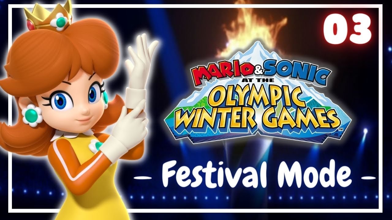 Mario & Sonic at the Olympic Winter Games - Festival Mode (Part 3 ...