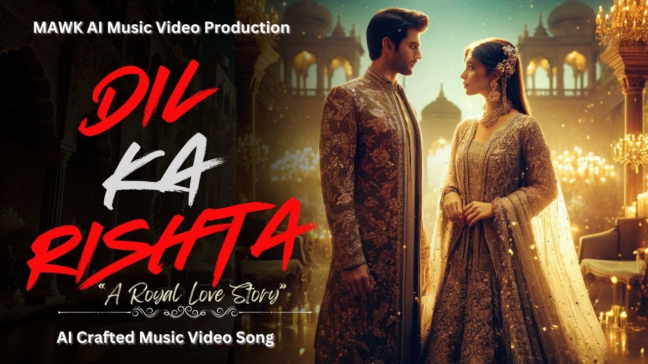 Dil Ka Rishta A Royal Love story | new love song | Romantic| MAWK AI Music Video Production ...