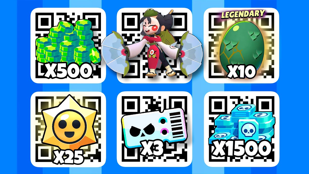 FREE🔥KAZE & x500 GEMS | FREE QR CODES - YouTube