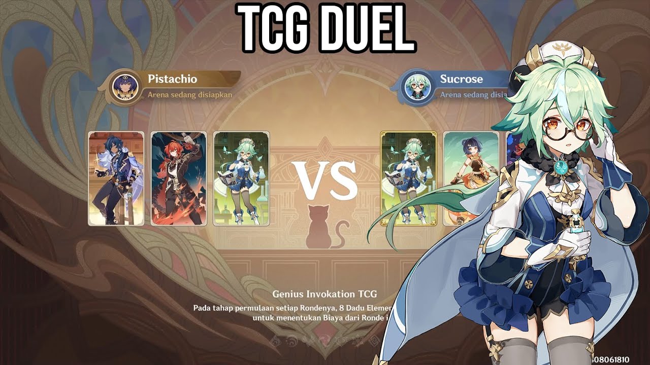 Genius Invokation TCG : Undangan Duel Sucrose - Genshin Impact - YouTube